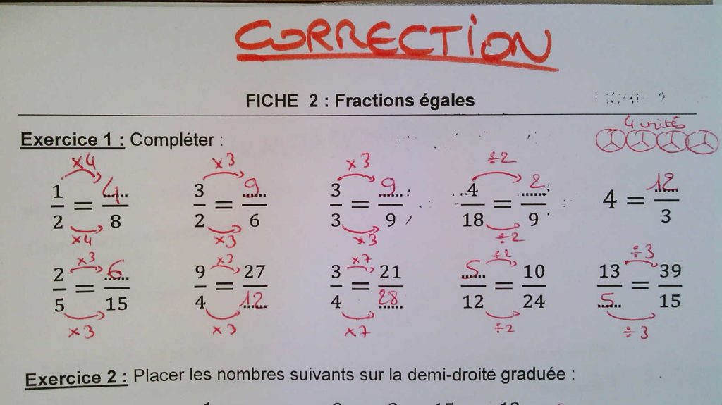 5e – séquence 3 – Les fractions – Formimaths